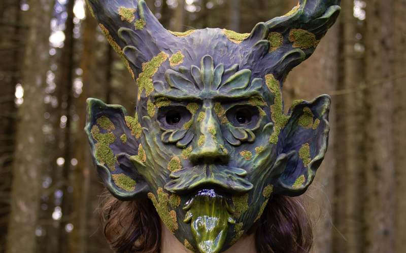 Green Man Mask 2022 - FawnLorn
