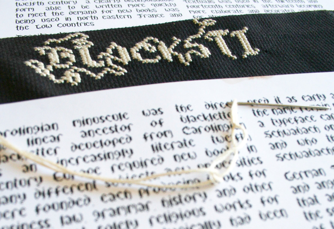 Blackstitch - hollyakkerman.com