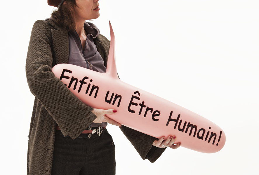 Enfin un être humain - Pascal Bauer Objets d'egos