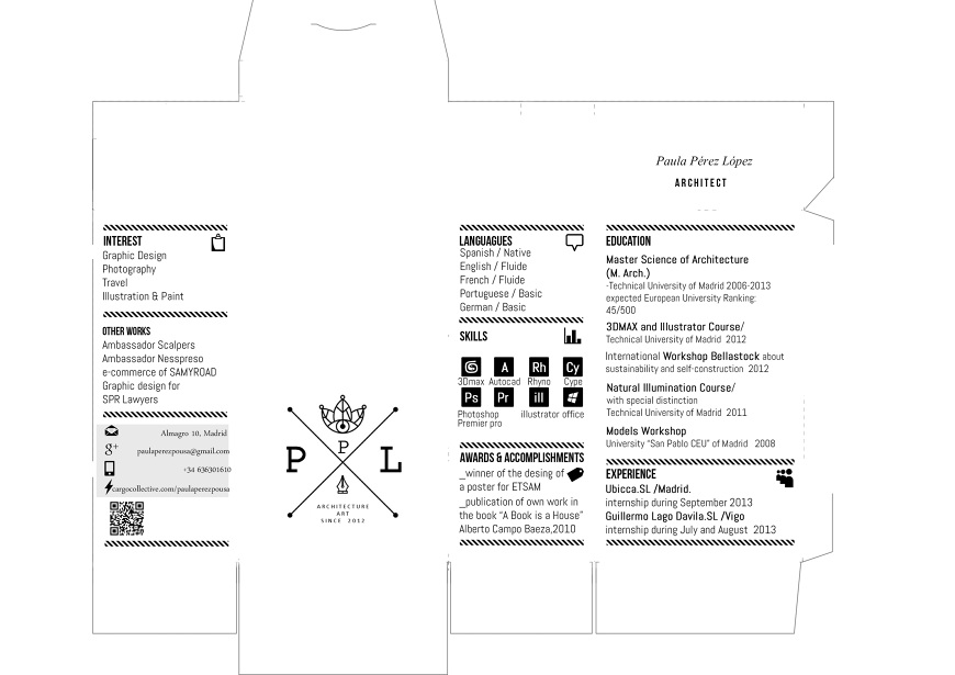 Packaging CV - Paula Pérez
