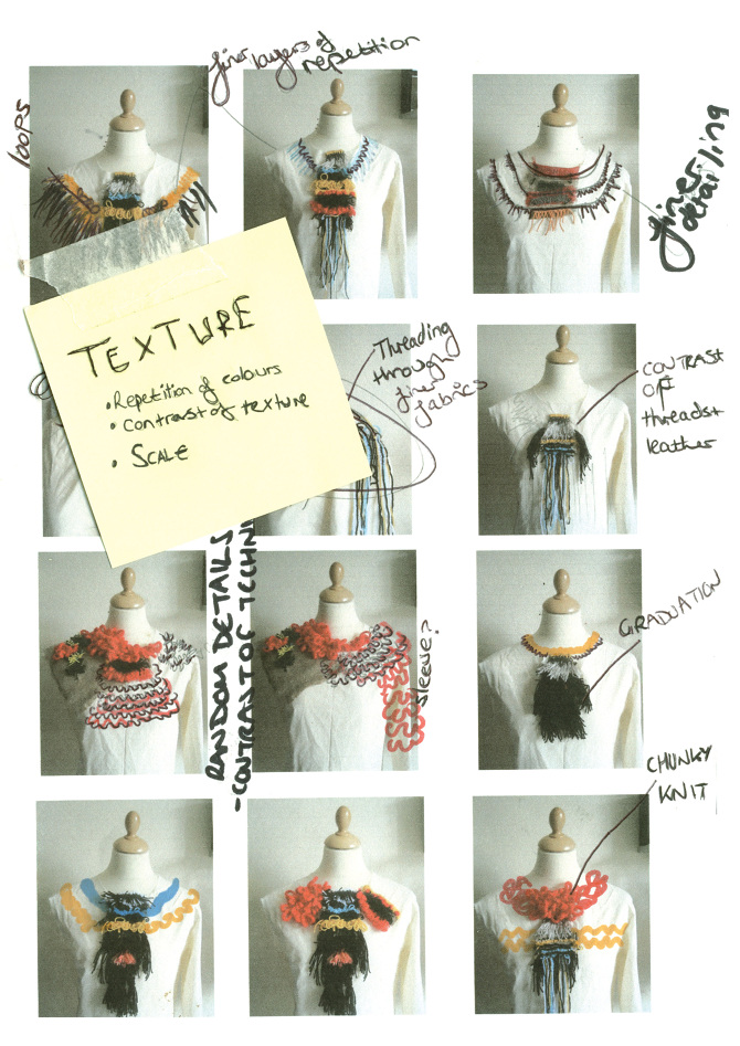 DESIGN DEVELOPMENT FOR 'CONTEMPORARY CRAFT' TEXTILE PROJECT - Brogan Toyn