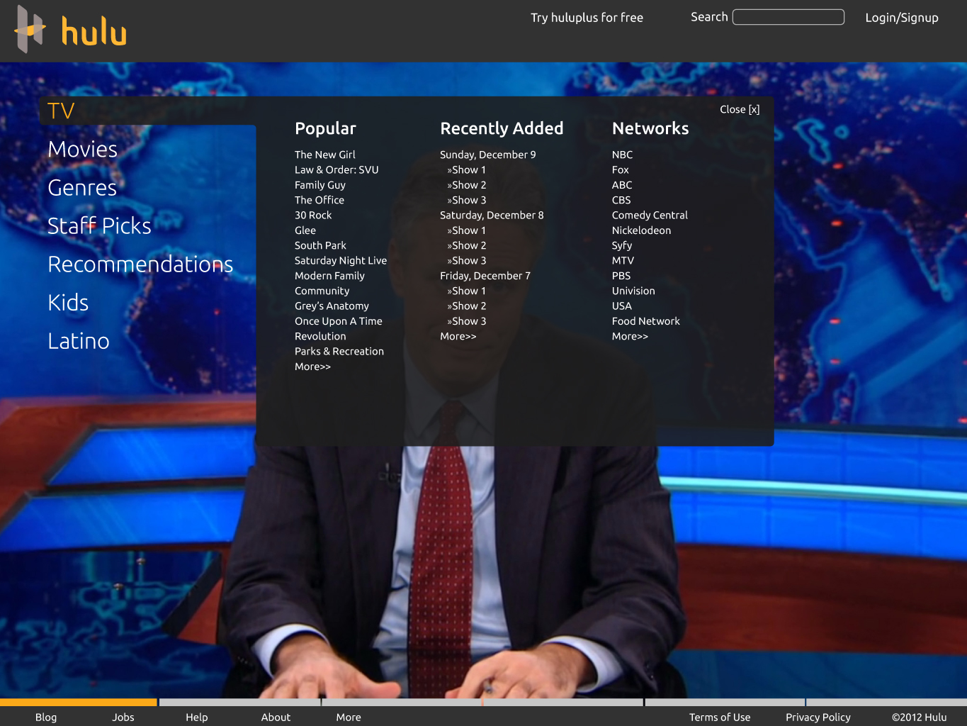 Hulu.com rebrand - Helen Hodges Graphic Designer