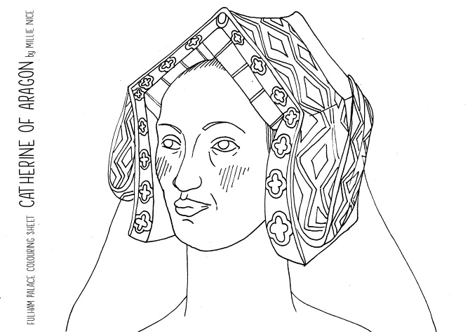 Catherine Of Aragon Coloring Page Coloring Pages