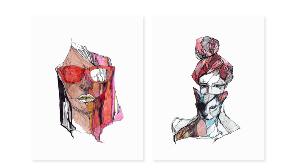 Linework Portraits - Miroosa