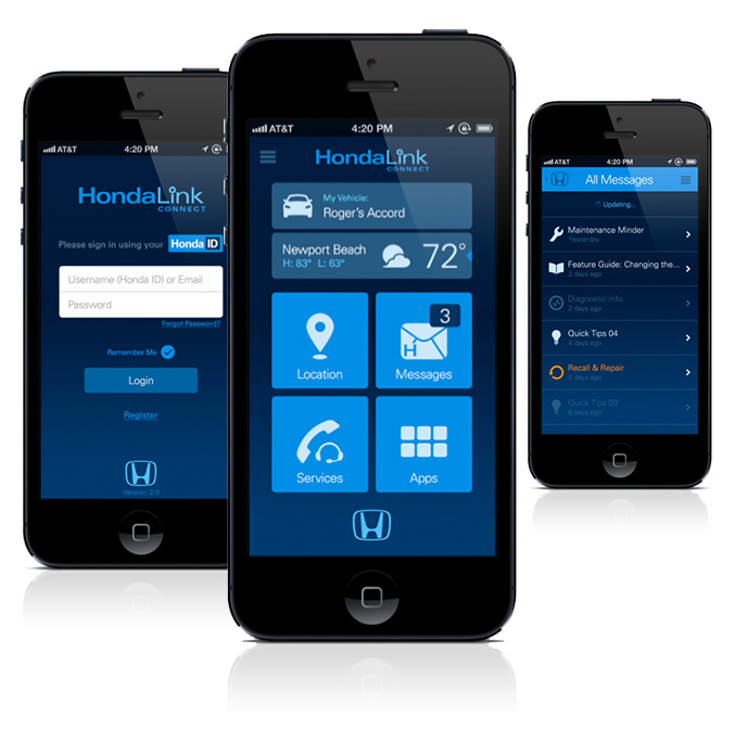 HONDALINK™ NEXT GENERATION MOBILE APPLICATION - Krystle Minette's Portfolio
