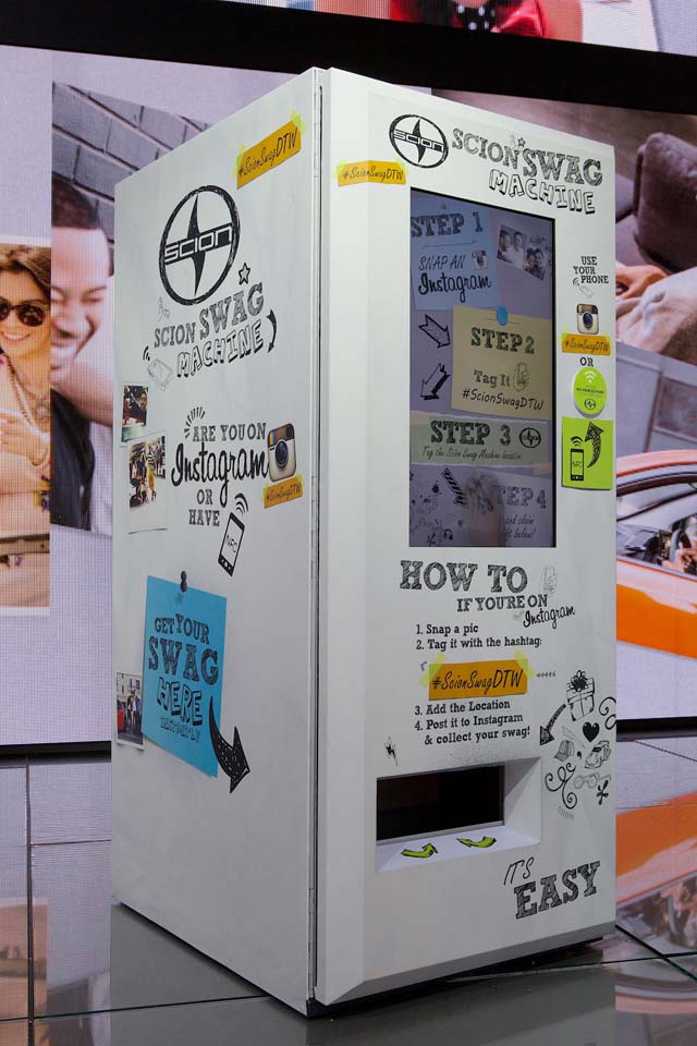 SCION - INSTAGRAM POWERED "SWAG MACHINE" - Krystle Minette's Portfolio