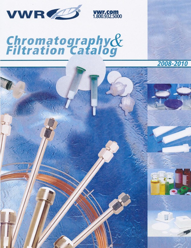 Chromatography Catalog Cover - lauriesawyerdesigns