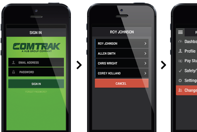 Comtrak -- Transportation Logistics Mobile App - rachelsamuels.com