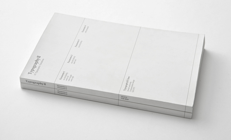 Typography Ⅱ - 김가든 Kimgarden