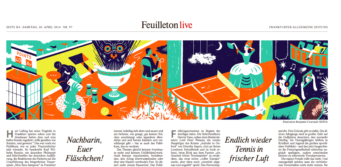 Newspaper/Magazine - Benjamin Courtault