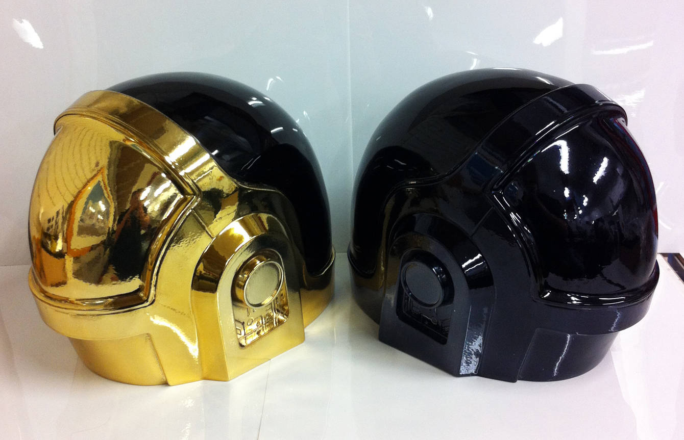 Guy Manuel Daft Punk Helmets - Mark Yeo - Modelmaker