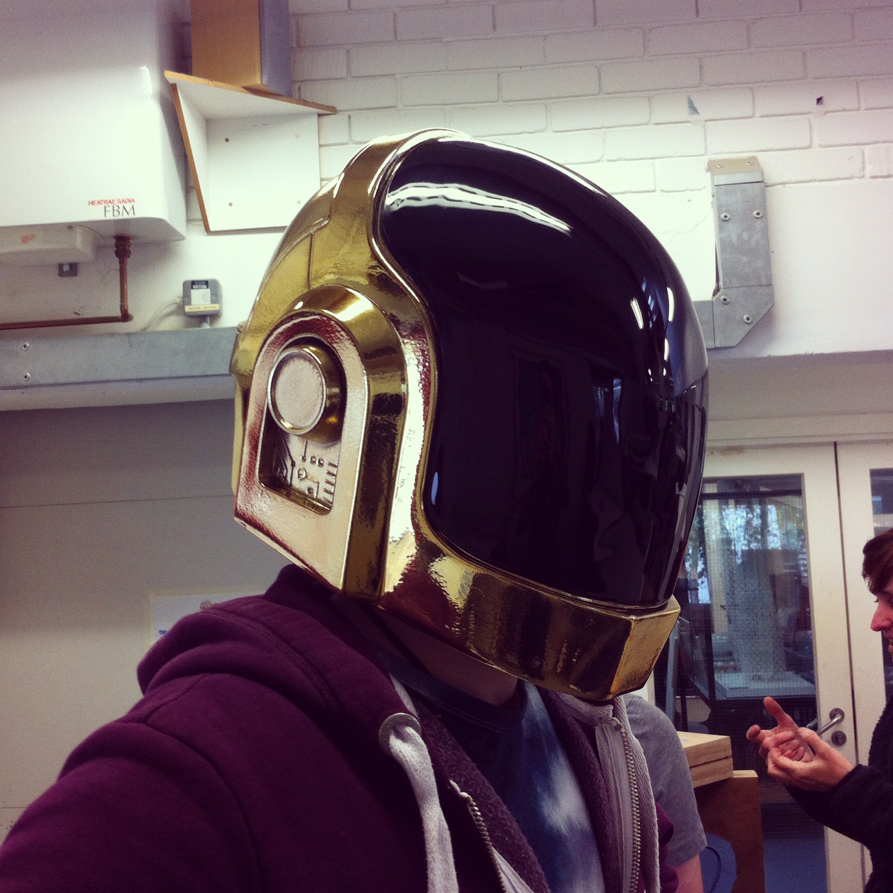 Guy Manuel Daft Punk Helmets - Mark Yeo - Modelmaker