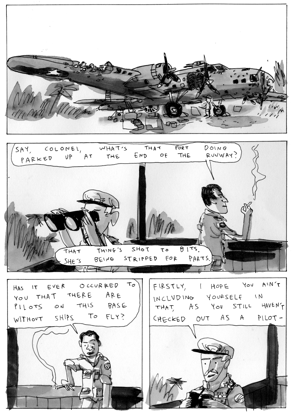 Old 666 - Alex Nicholson Illustration