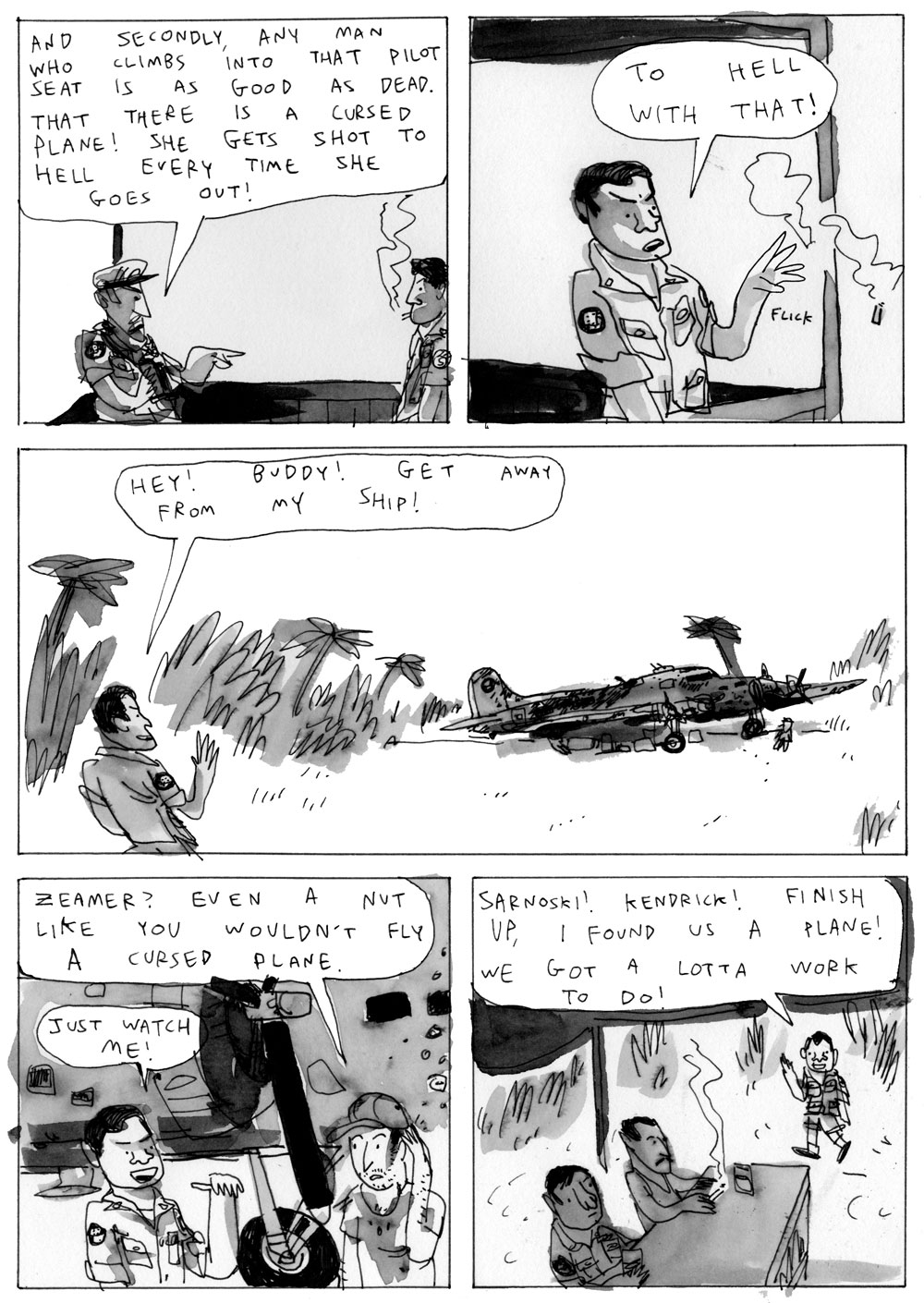 Old 666 - Alex Nicholson Illustration