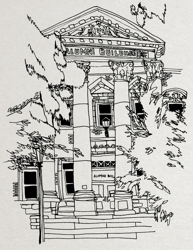 Buildings - Alex Nicholson Illustration