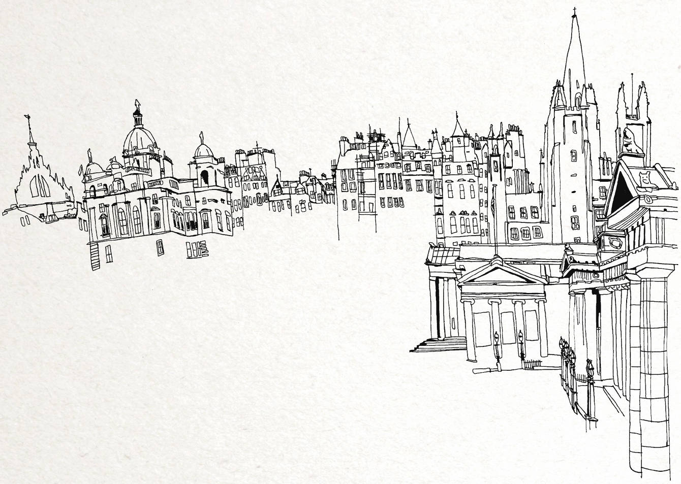 Buildings - Alex Nicholson Illustration