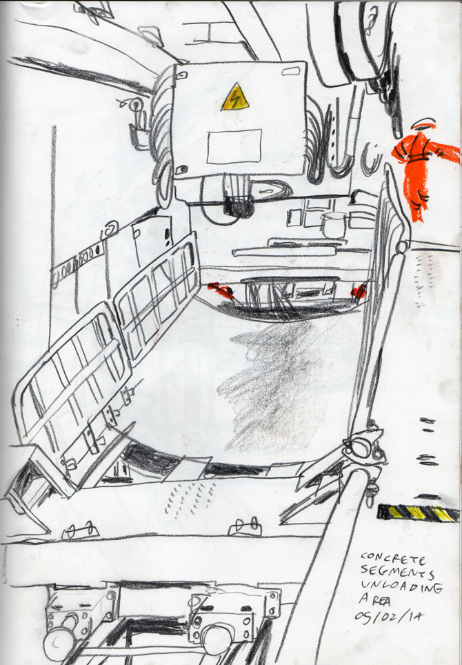 Crossrail - Alex Nicholson Illustration