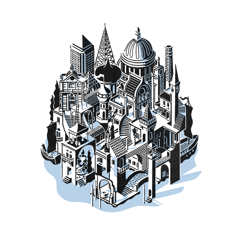 Invisible Cities - James Lewis Illustration