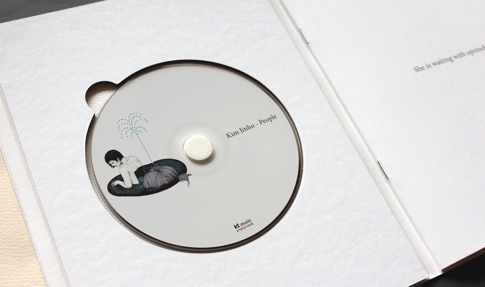 Jinho Kim, 'People' Album cover art - indivisualplay