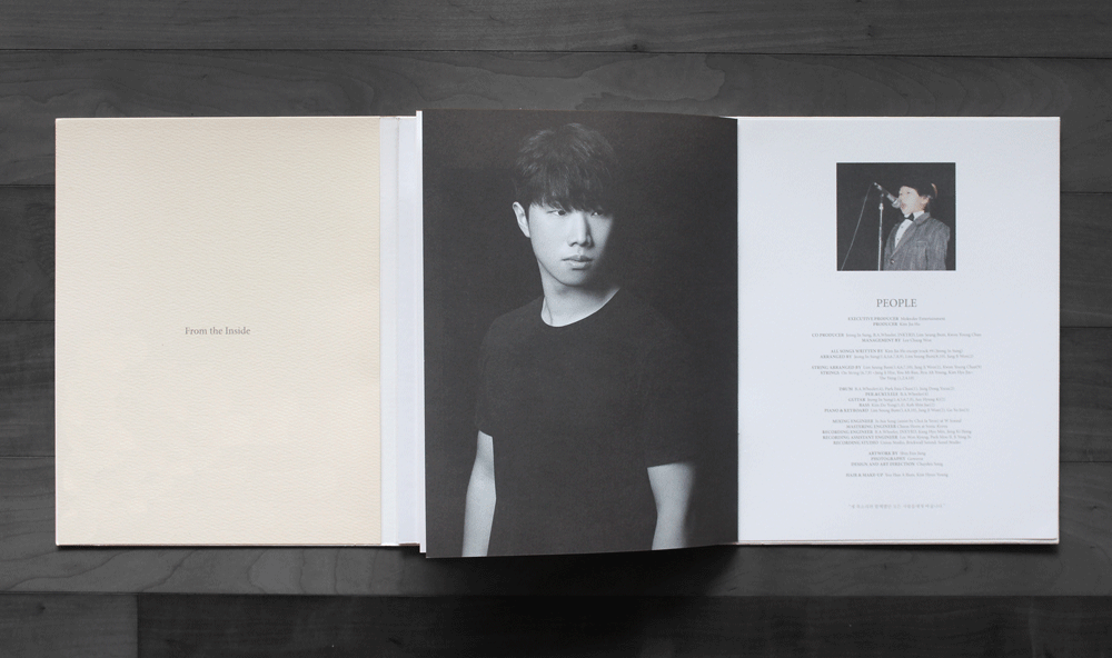 Jinho Kim, 'People' Album cover art - indivisualplay