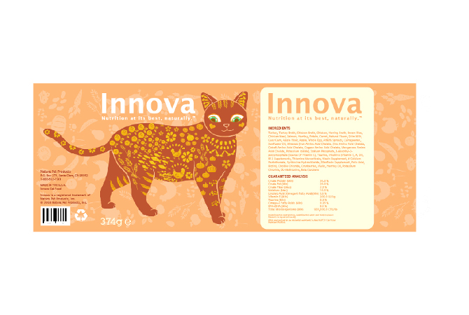 Innova Cat Food Packaging - happydrawings