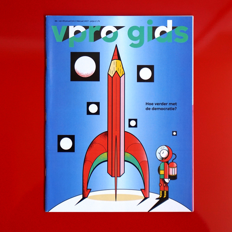 VPRO Gids - Maus Baus Illustration