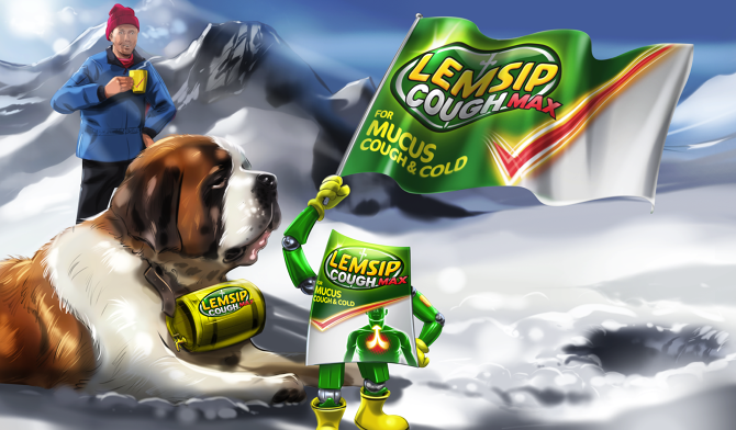 Lemsip Avalanche - Monkey Puzzle Studio