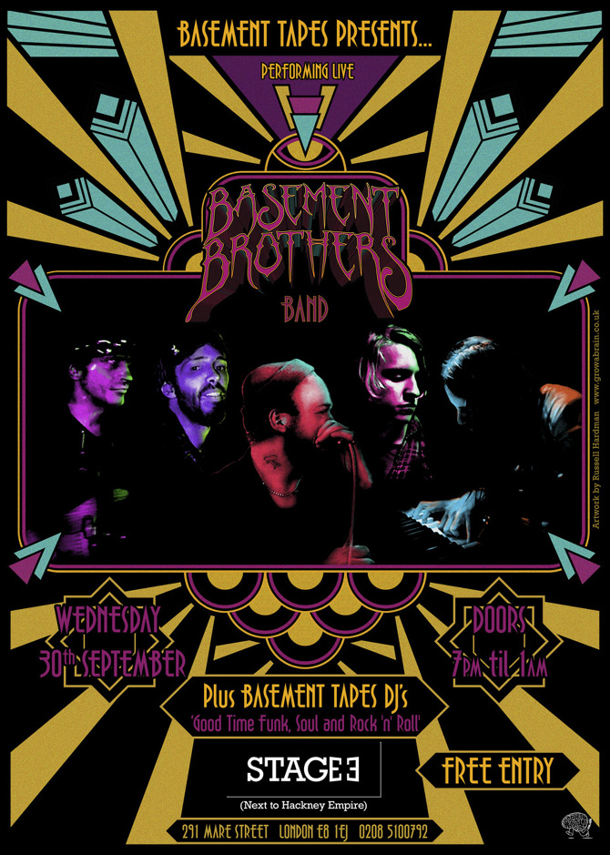 Stage 3 - Basement Brothers Residency Poster - Russell Hardman ...