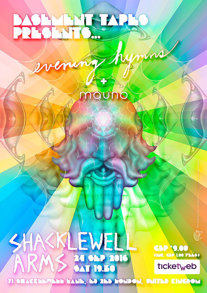 The Shacklewell Arms - Evening Hymns Poster - Russell Hardman ...