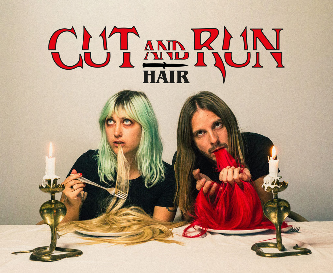 Cut and Run Hair - Logo Design - Russell Hardman - Illustrative Designer