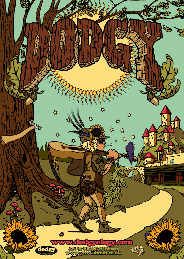 Dodgy - Autumn Tour Postcard - Russell Hardman - Illustrative Designer