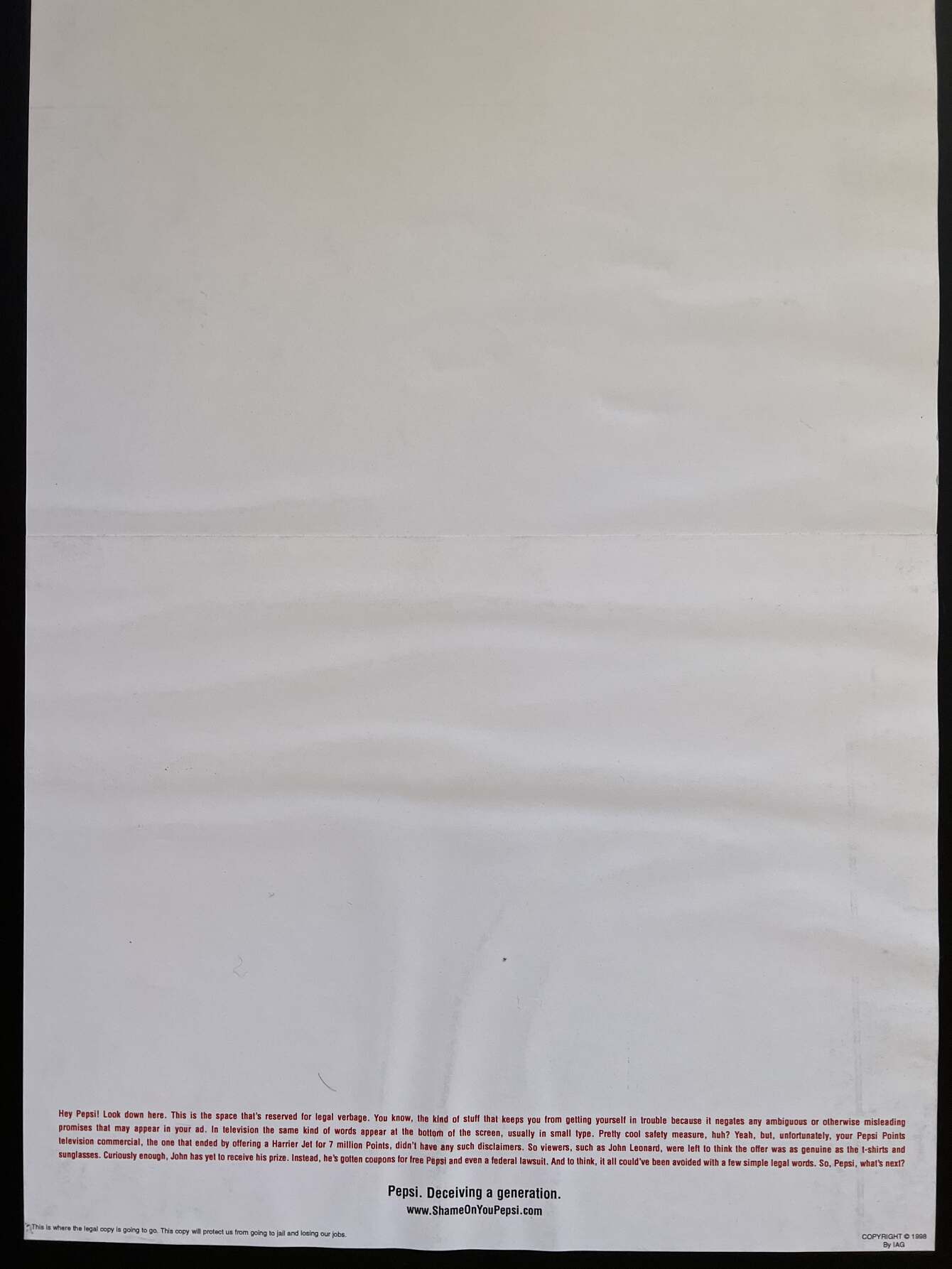 As seen in Netflix's "Pepsi, Where's My Jet?" - Jay Manheimer