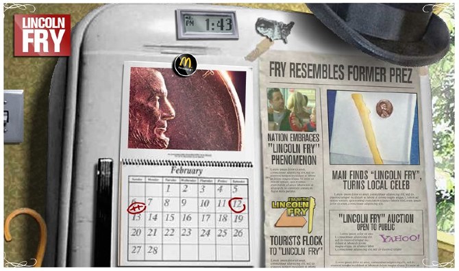 McDonald's "Lincoln Fry" - Jay Manheimer