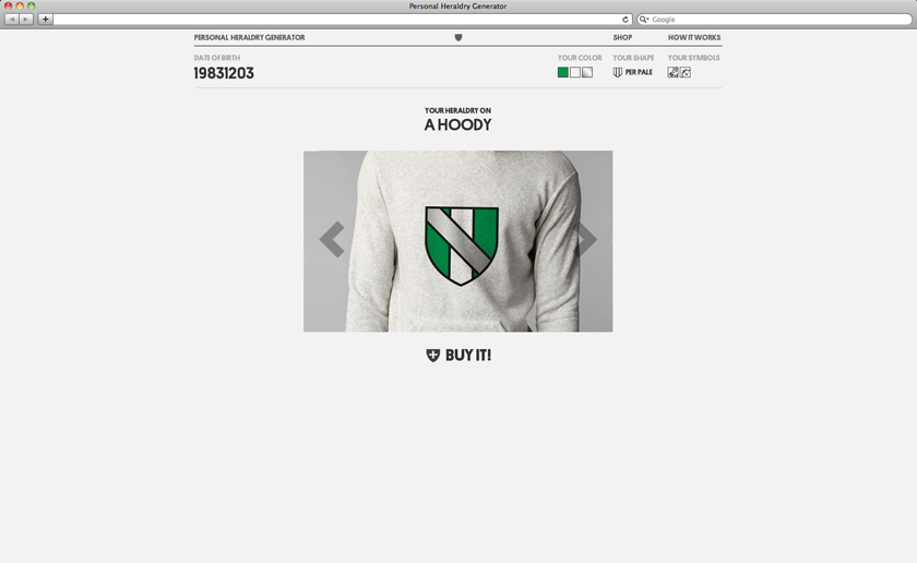 HERALDRY GENERATOR - Min Ji Lee