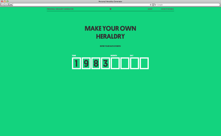 HERALDRY GENERATOR - Min Ji Lee