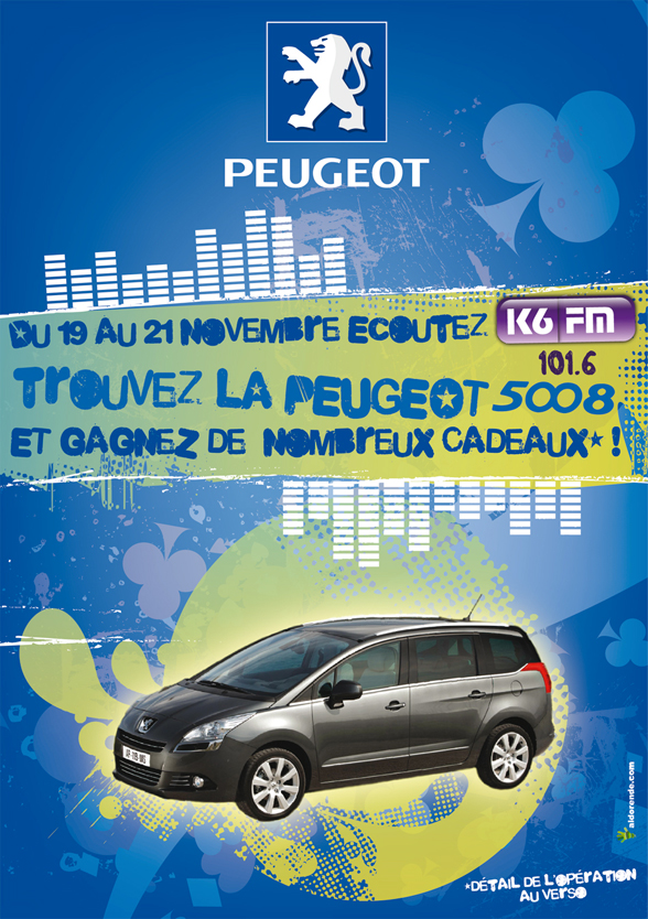 Flyer Peugeot - Benoît Jacques | Directeur artistique Web