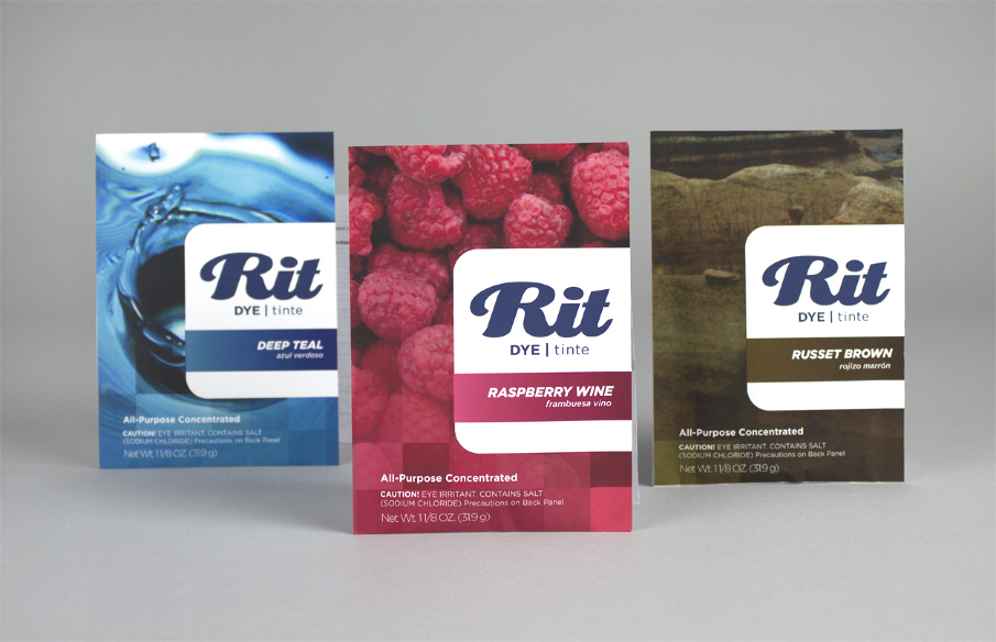 RIT Dye Package Rebrand - Mullica Zudsiri | Design & Art Direction