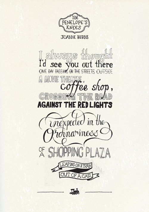 Typographic Poems - Jo Tsai Design
