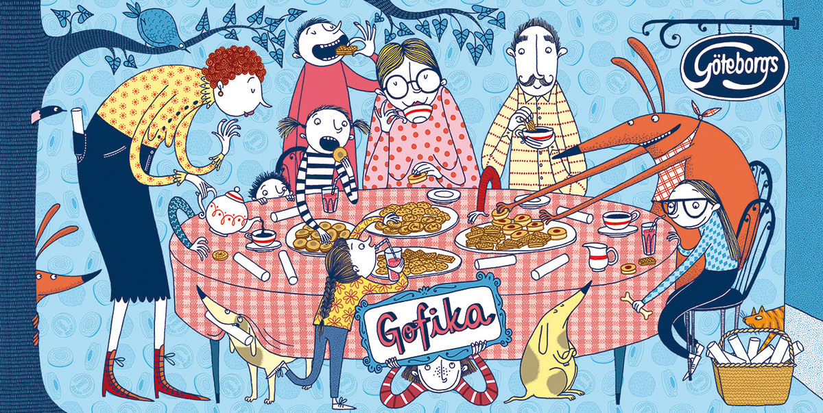 Göteborgs kex - Mia Nilsson illustration