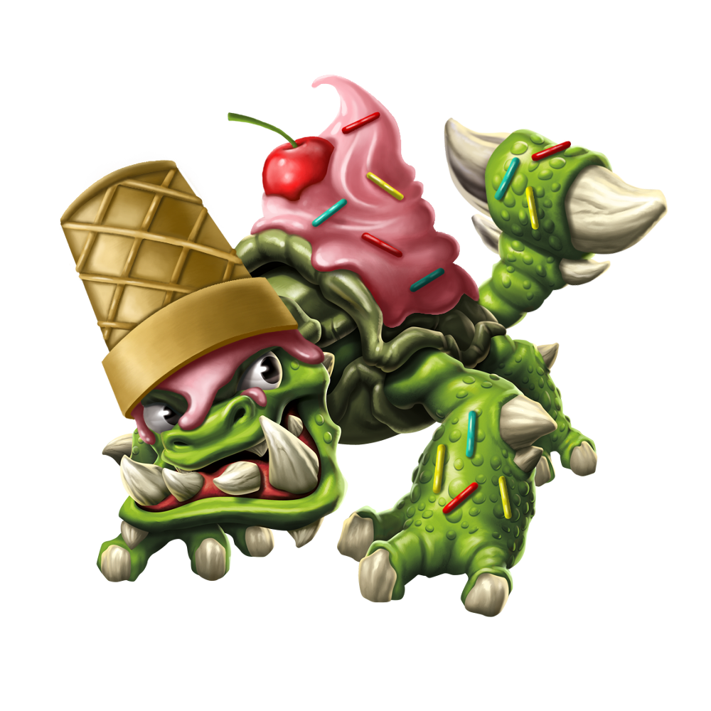 Sundae Slobber Tooth - Kara Zisa Illustrator & UI Artist