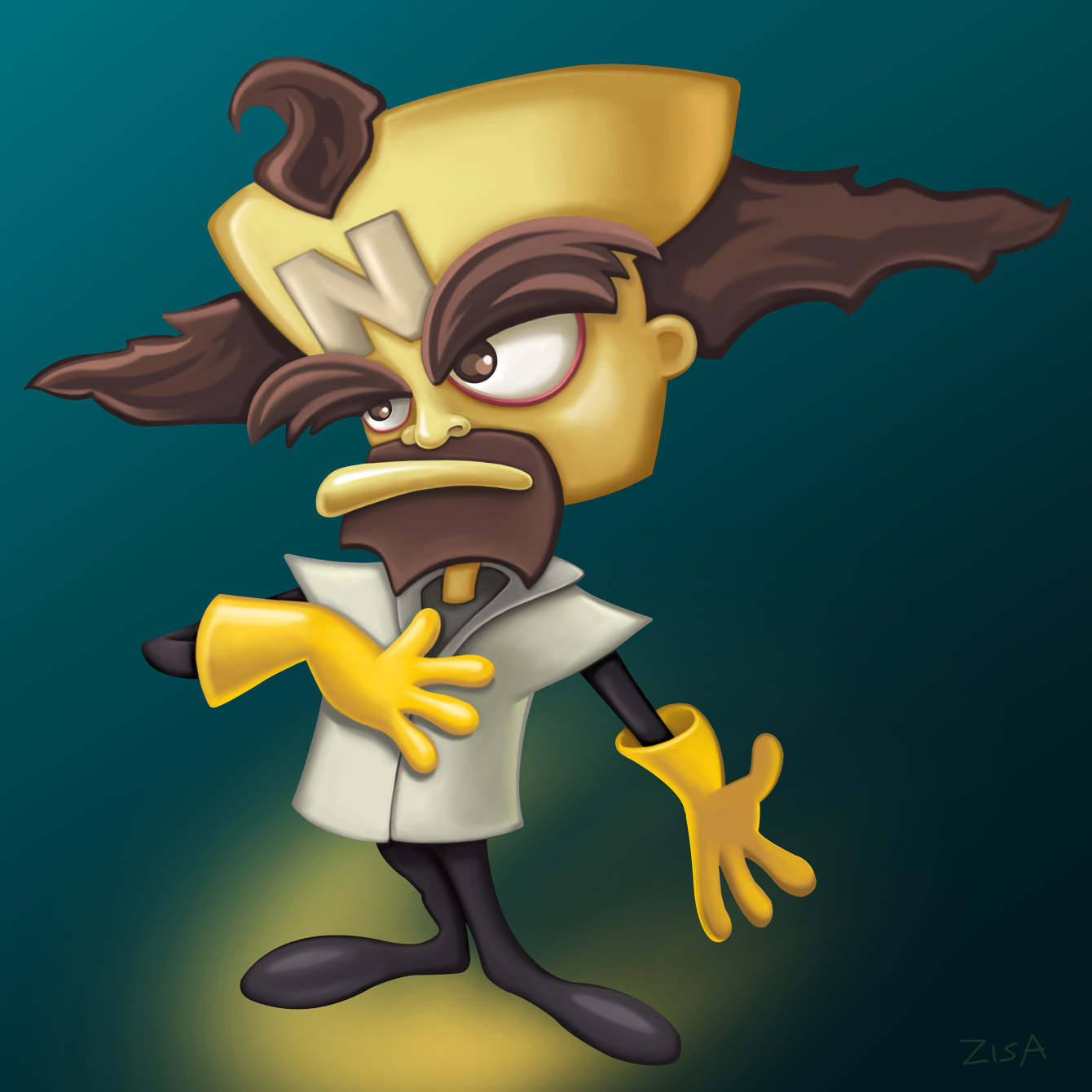 Cortex Painting - Kara Zisa Illustrator & UI Artist