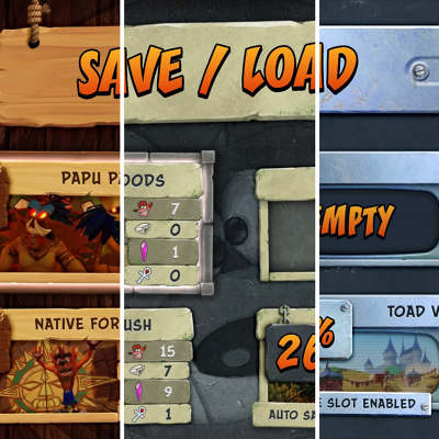 Save Load - Kara Zisa Illustrator & UI Artist