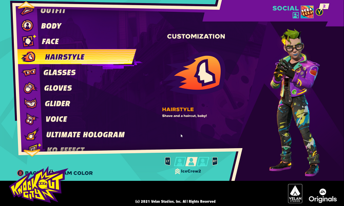 Customization UI - Kara Zisa Illustrator & UI Artist