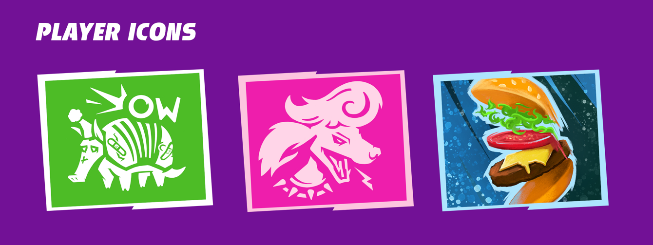 Player Icons - Kara Zisa Illustrator & UI Artist