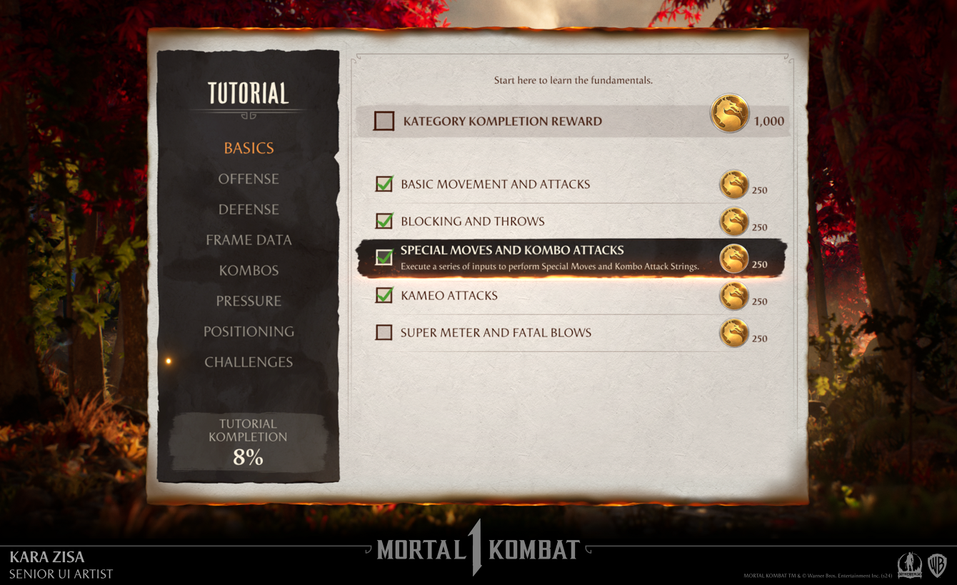 Tutorial Menu - Kara Zisa Illustrator & UI Artist