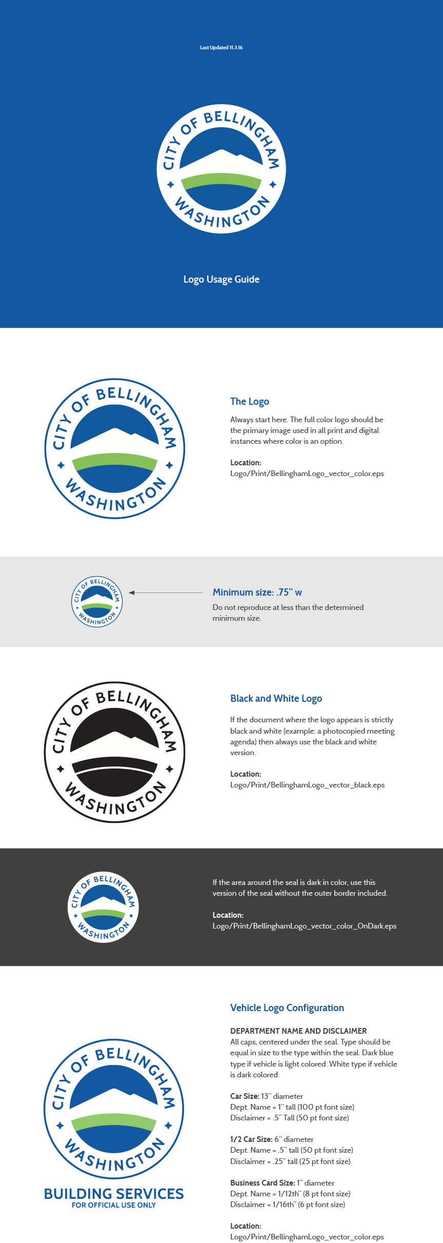 Bellingham City Seal - Lariat Creative • Bellingham Flag • Seattle Flag ...