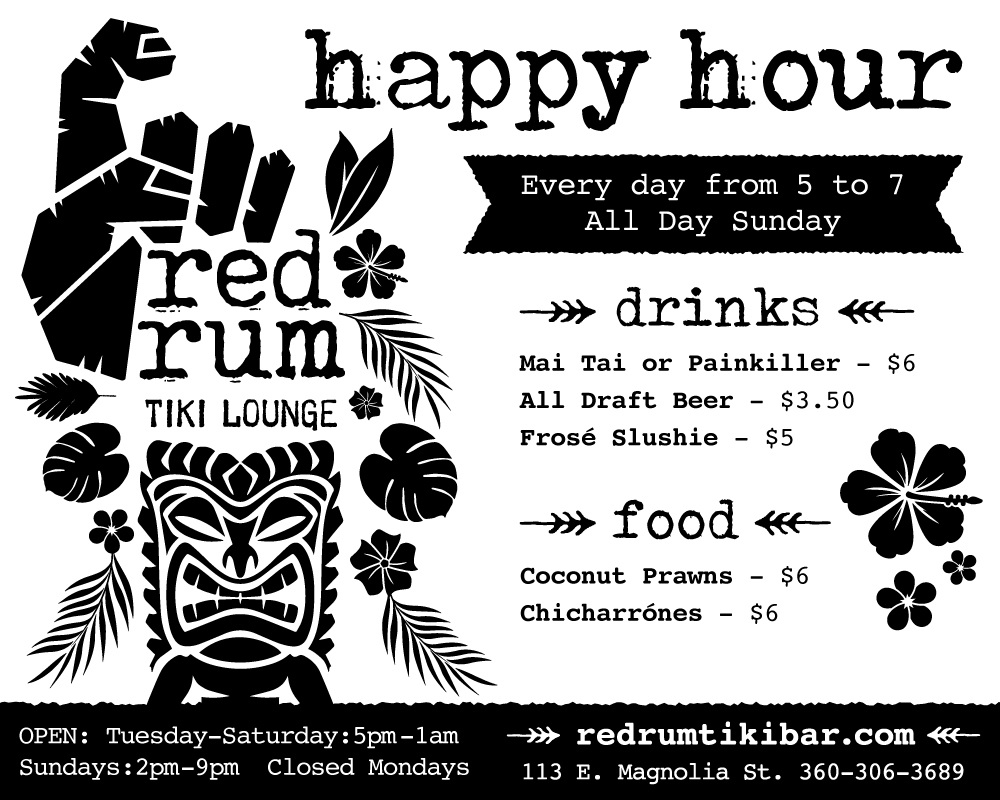 Red Rum Tiki Bar - Lariat Creative • Bellingham Flag • Seattle Flag ...