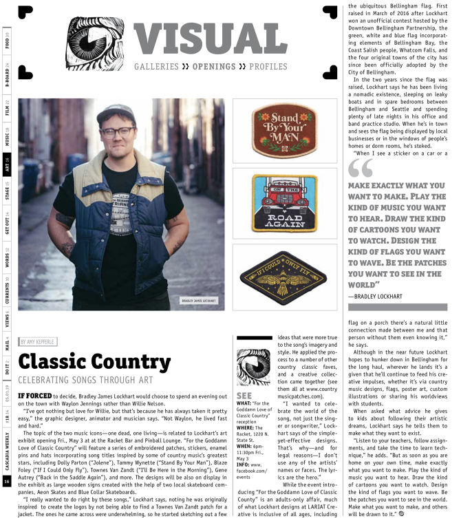 Country Music Patches - Lariat Creative • Bellingham Flag • Seattle ...