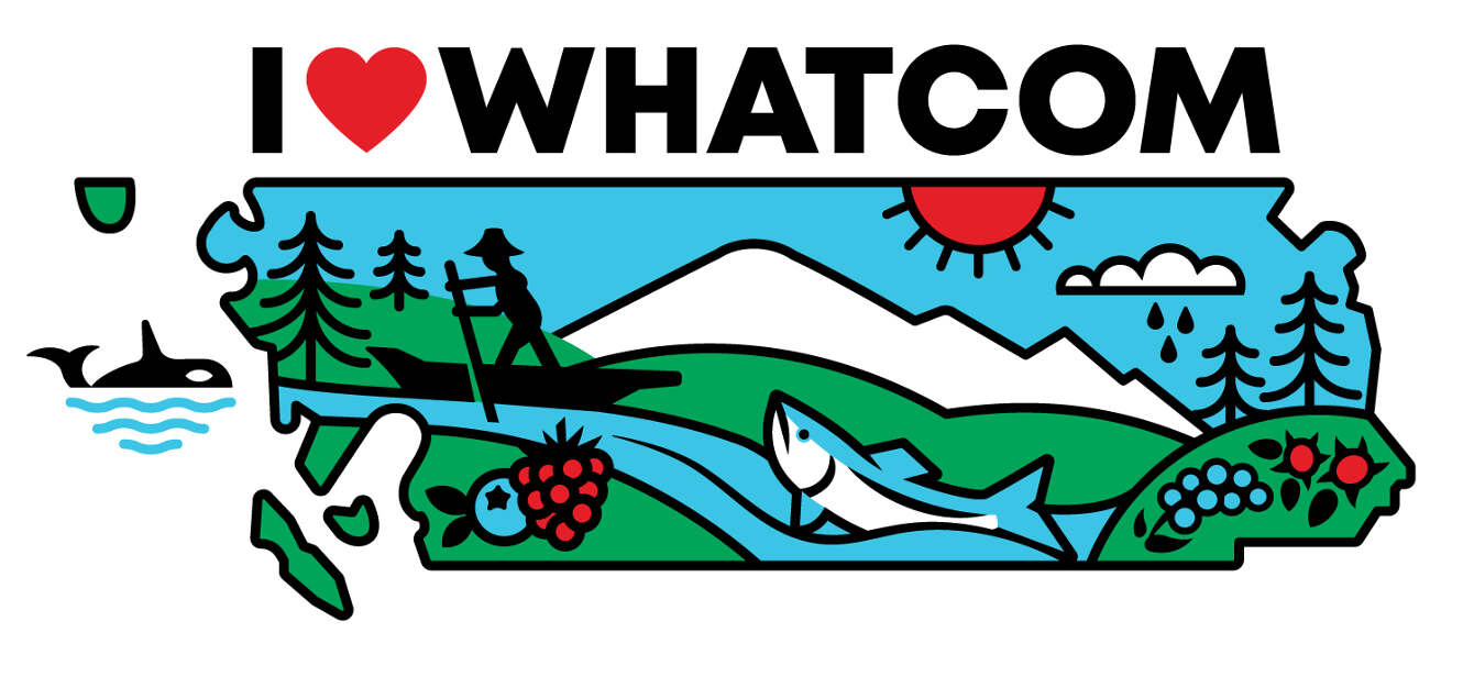 I Whatcom - Lariat Creative • Bellingham Flag • Seattle Flag ...