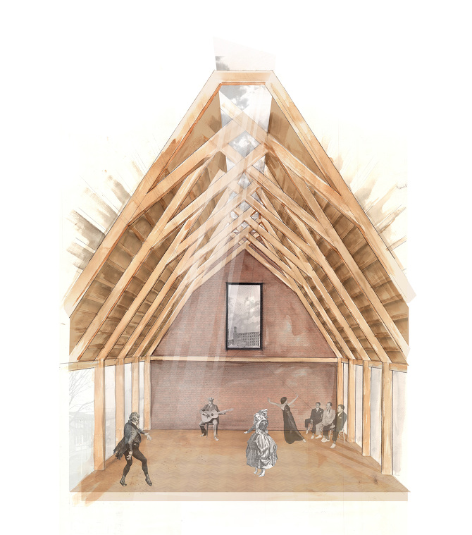 hunslet village hall - gareth michael roberts architecture